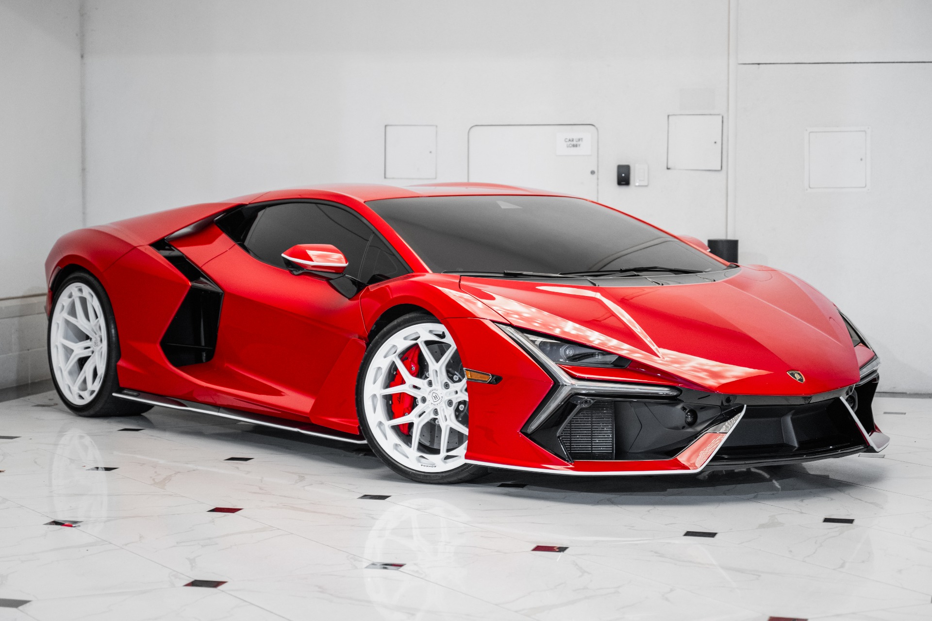 Black And Red Lamborghini Revuelto
